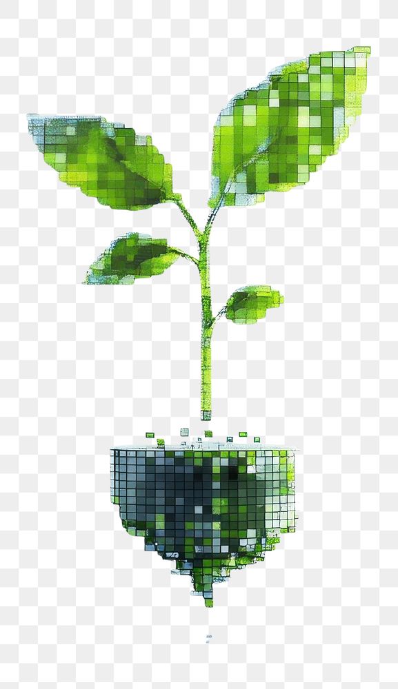 PNG Pixelated Seedling plant transformation | Free PNG - rawpixel