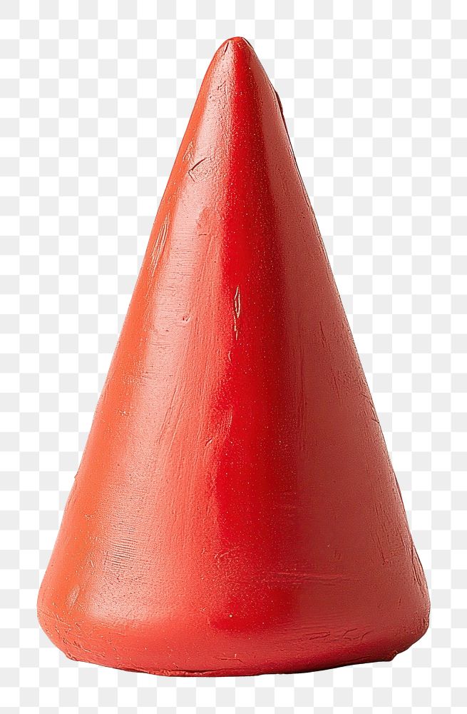 PNG Cone red ammunition sculpture. | Free PNG - rawpixel