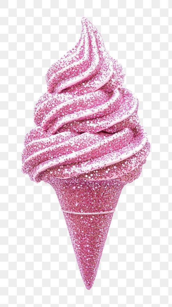 PNG Pink glitter ice cream | Free PNG - rawpixel