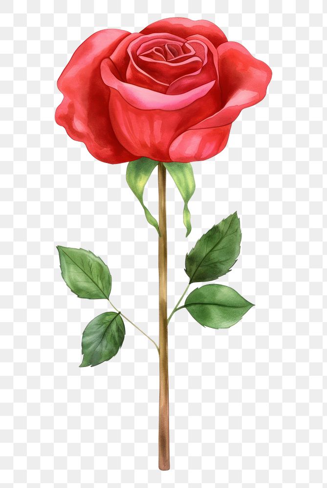 PNG Passionate red Rose rose | Free PNG - rawpixel