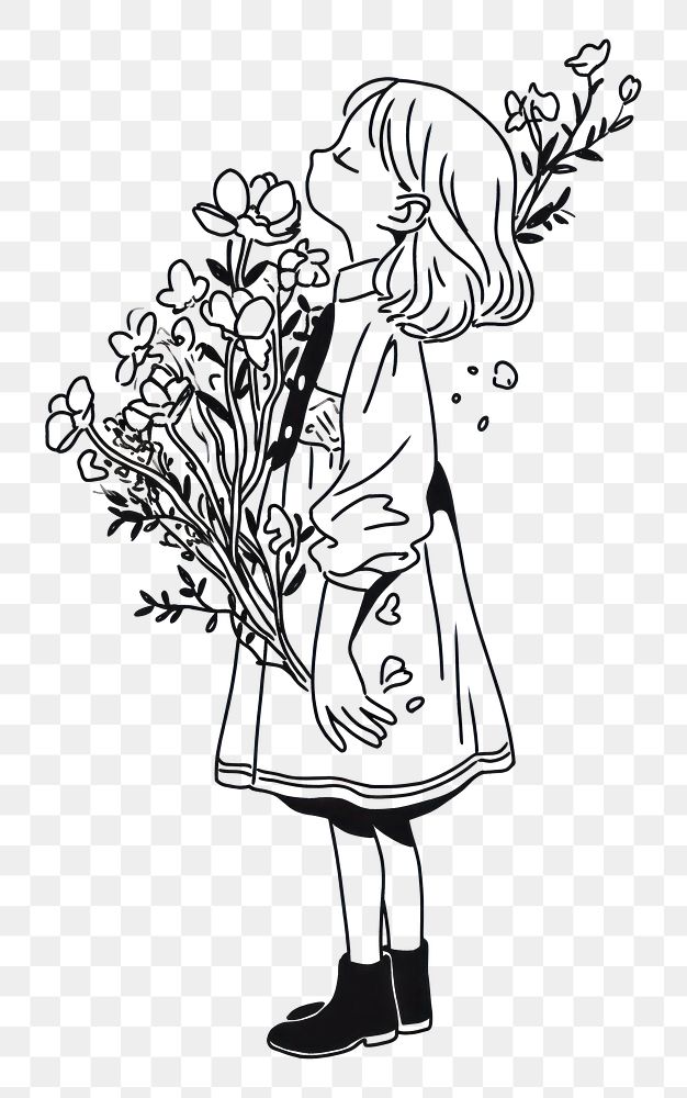 PNG Wizard and flower illustration | Free PNG - rawpixel