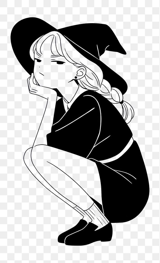 PNG Angry witch illustration character | Premium PNG - rawpixel