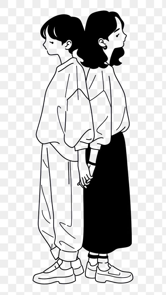 PNG Couple holding hand illustration | Free PNG - rawpixel