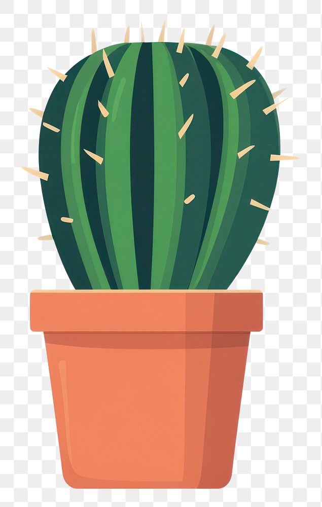 PNG Cactus illustration minimalist plant | Free PNG - rawpixel