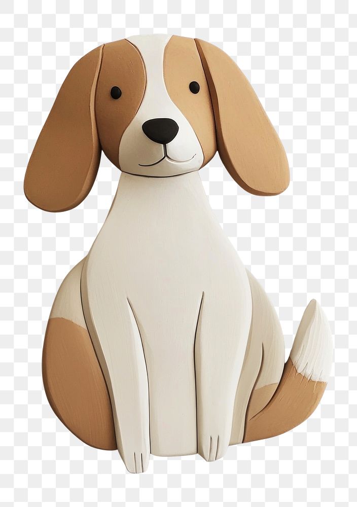 PNG 2d clay Beagle dog | Free PNG - rawpixel