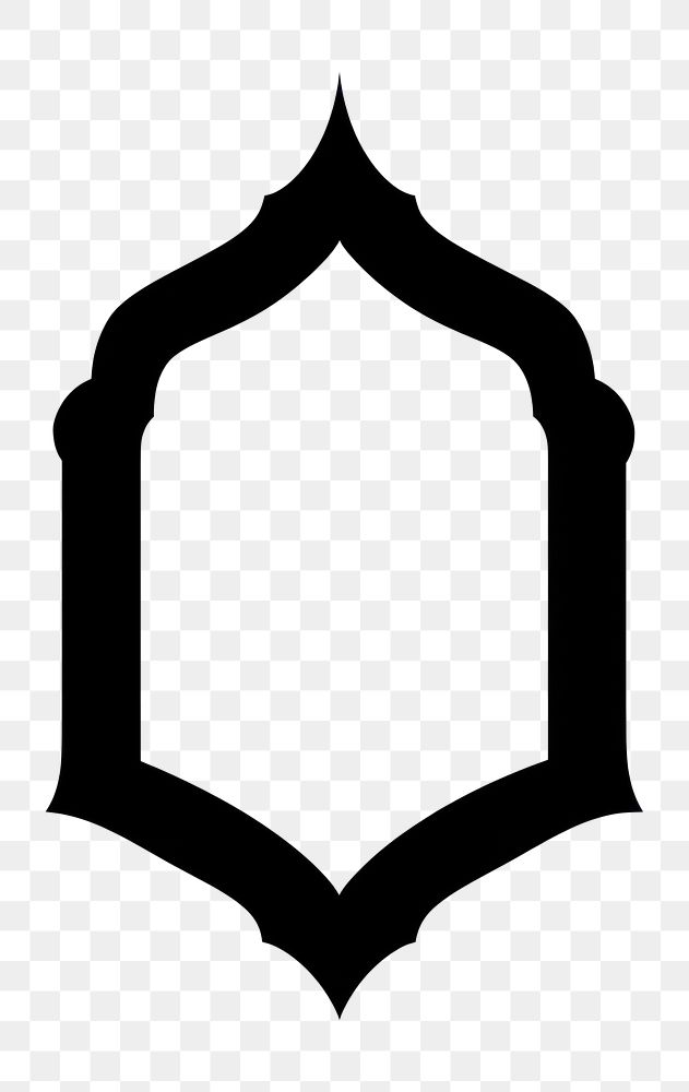 PNG Islamic hexagonal shape silhouette | Free PNG - rawpixel