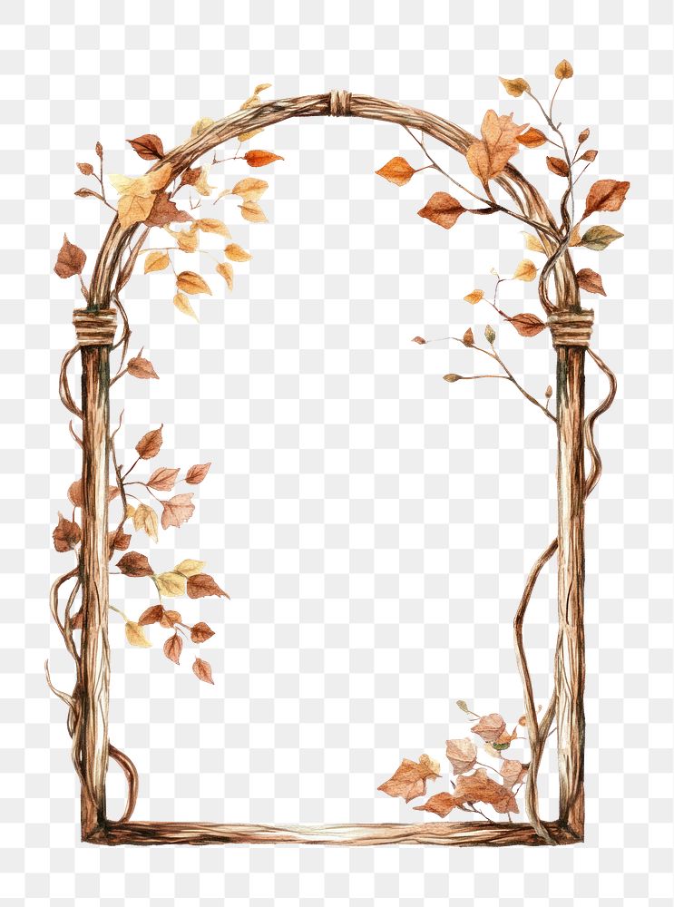 PNG Tree branches arch illustration | Free PNG - rawpixel