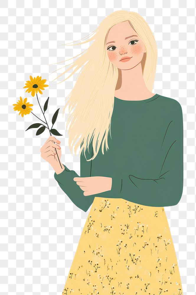 PNG Blonde hair woman portrait | Free PNG - rawpixel