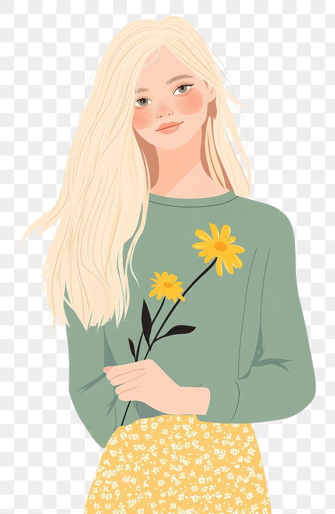 PNG Blonde hair woman portrait | Free PNG - rawpixel