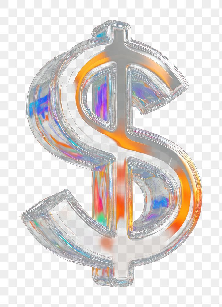 PNG Dollar symbol transparent glass | Free PNG - rawpixel
