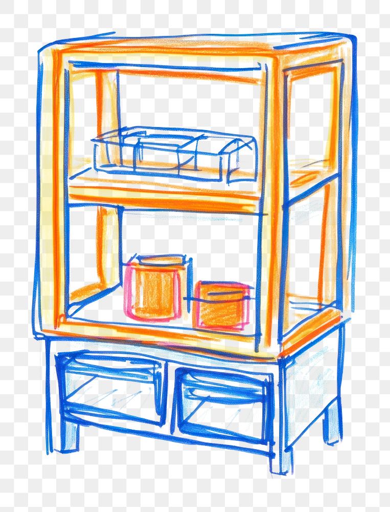 PNG Outline Display case drawing | Free PNG - rawpixel
