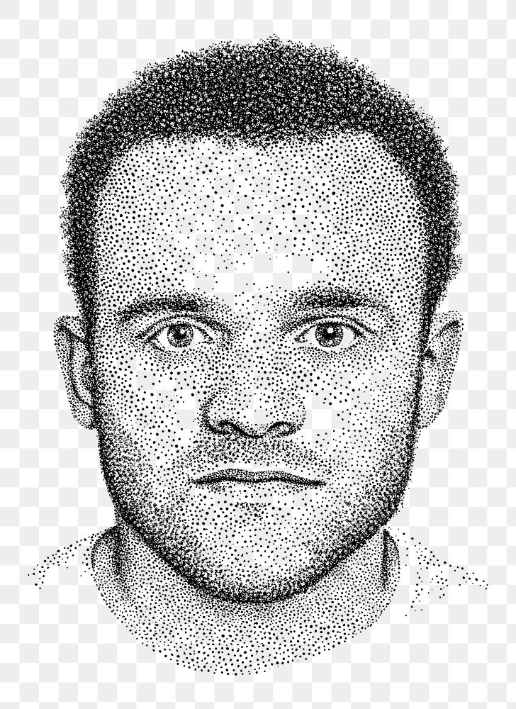 PNG Man portrait drawing stipple | Free PNG - rawpixel