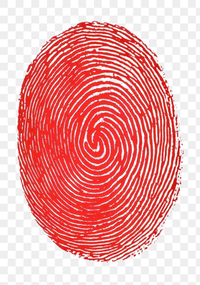 PNG Finger print red fingerprint | Free PNG - rawpixel