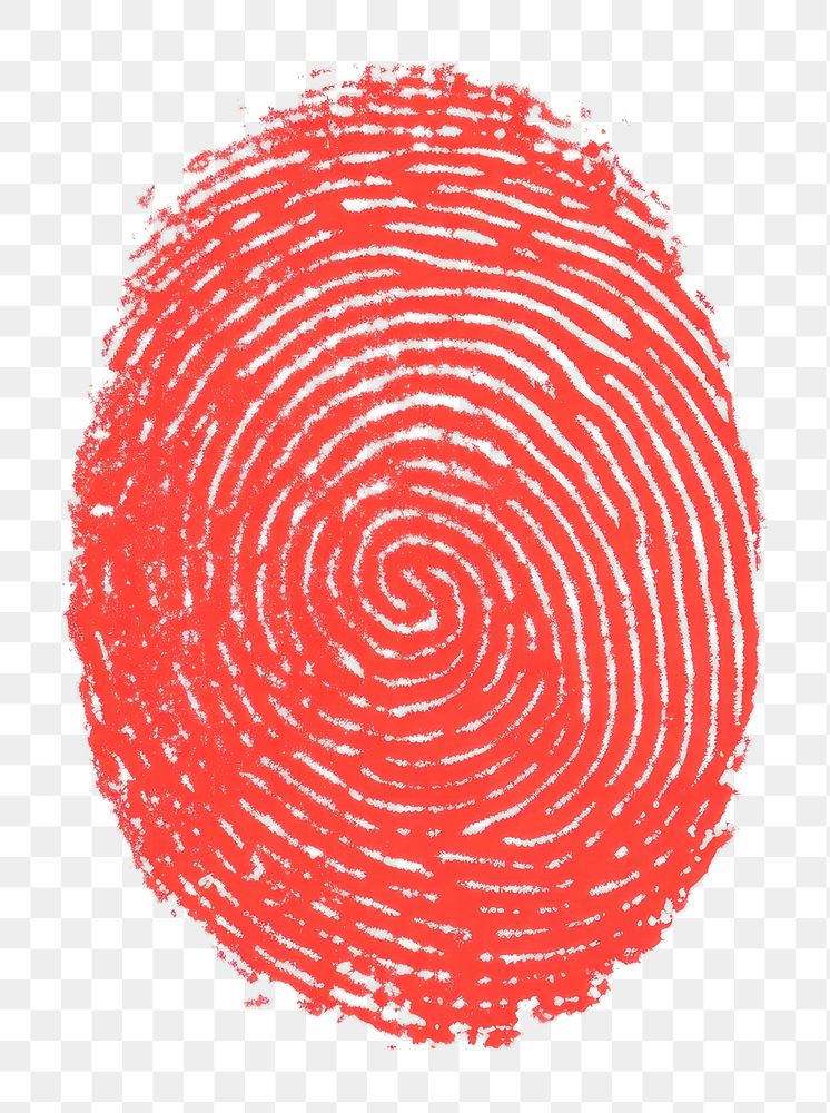 PNG Finger print red illustration | Free PNG - rawpixel
