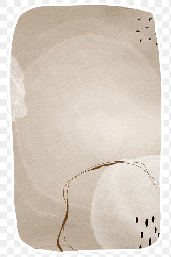 Png rectangular frame beige Memphis, | Premium PNG - rawpixel