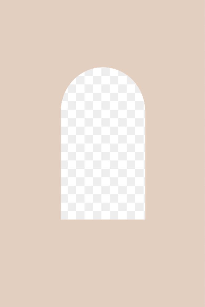 Beige arch png border sticker, | Premium PNG - rawpixel