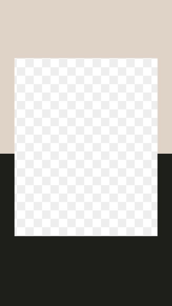 Two-tone frame png geometric shape | Premium PNG - rawpixel