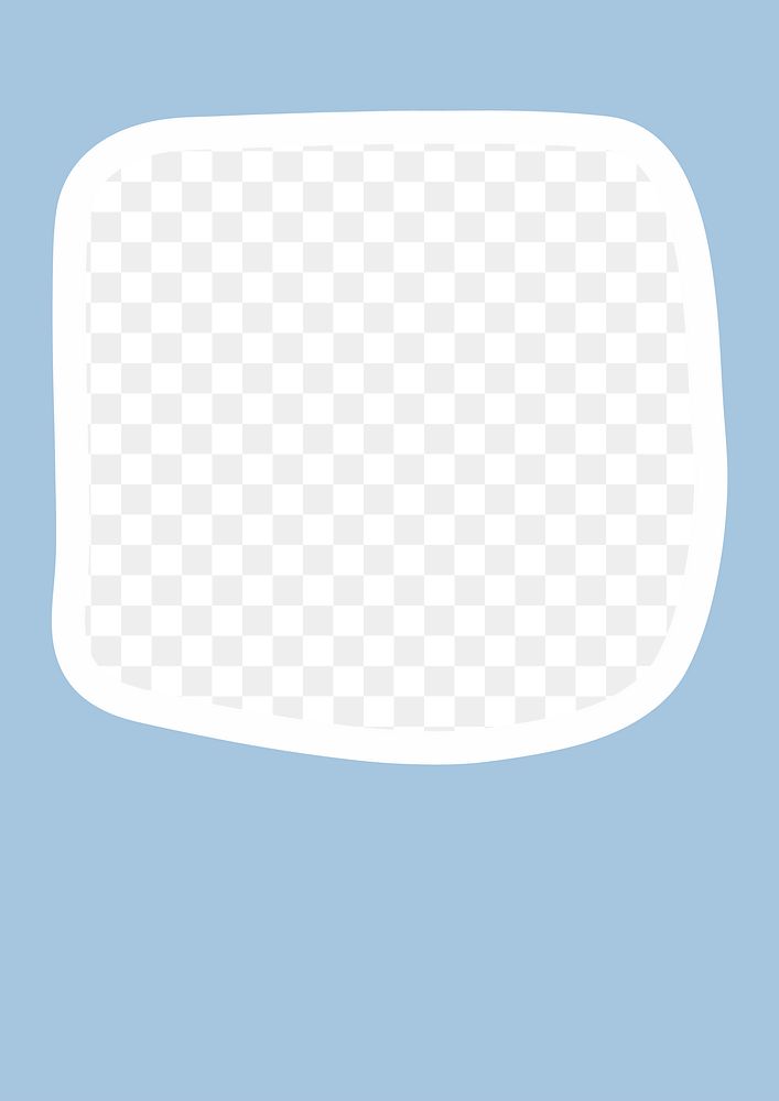 Light blue png frame, transparent | Premium PNG - rawpixel