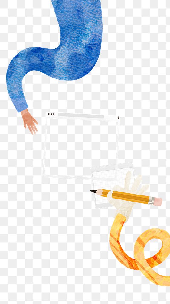 PNG Abstract creative writing, paper | Premium PNG - rawpixel