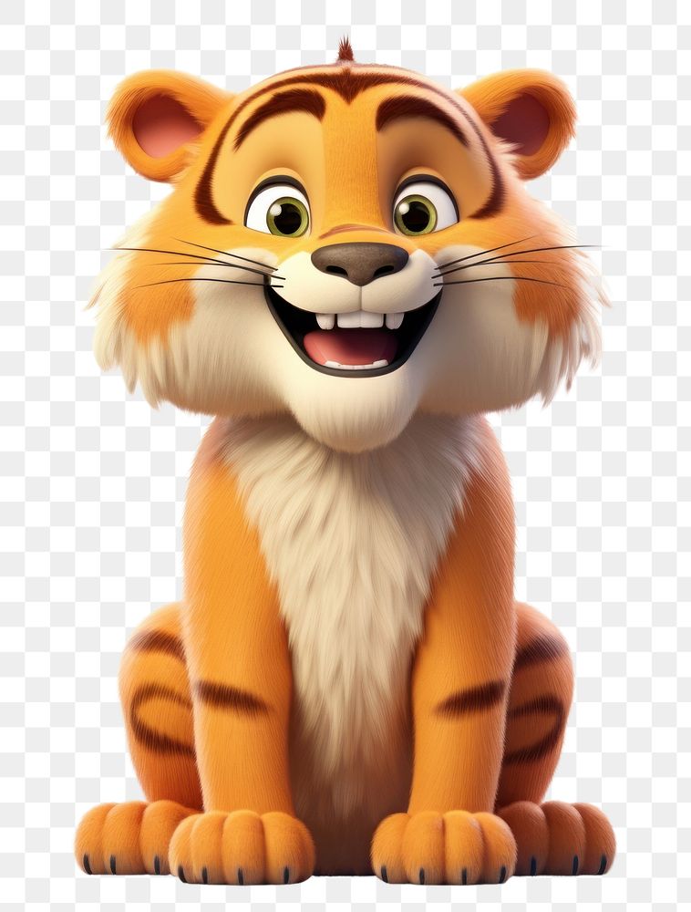 PNG Tiger cartoon mammal animal | Premium PNG - rawpixel