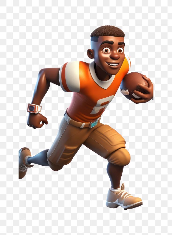 PNG Football running cartoon sports | Free PNG - rawpixel