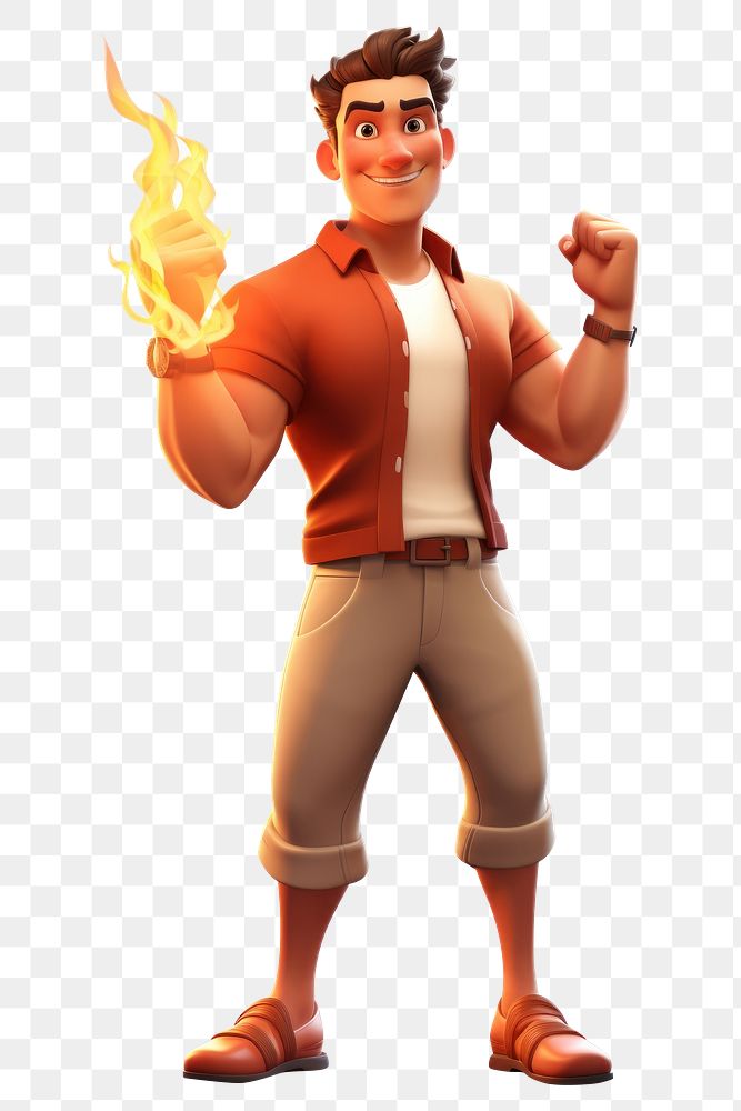 PNG Cartoon portrait standing strength. | Free PNG - rawpixel