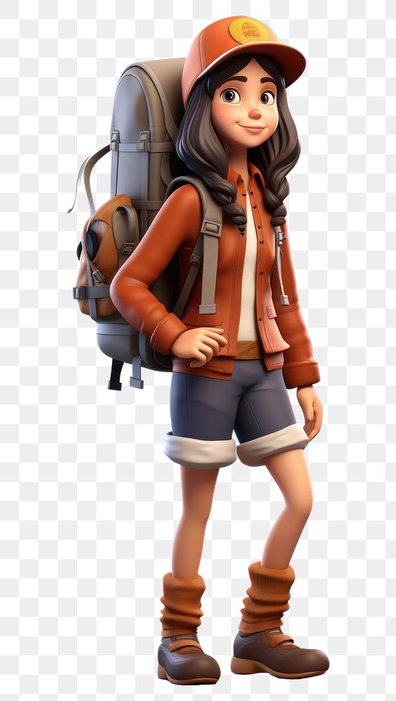 PNG Backpack cartoon travel | Free PNG - rawpixel