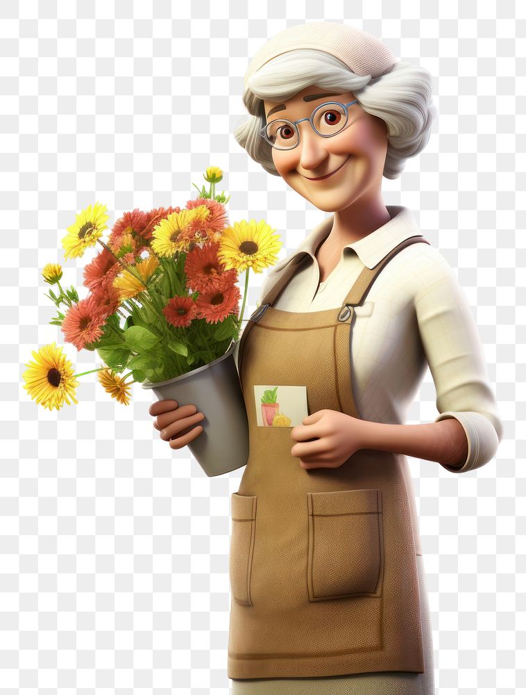 PNG Cartoon flower adult plant. | Free PNG - rawpixel