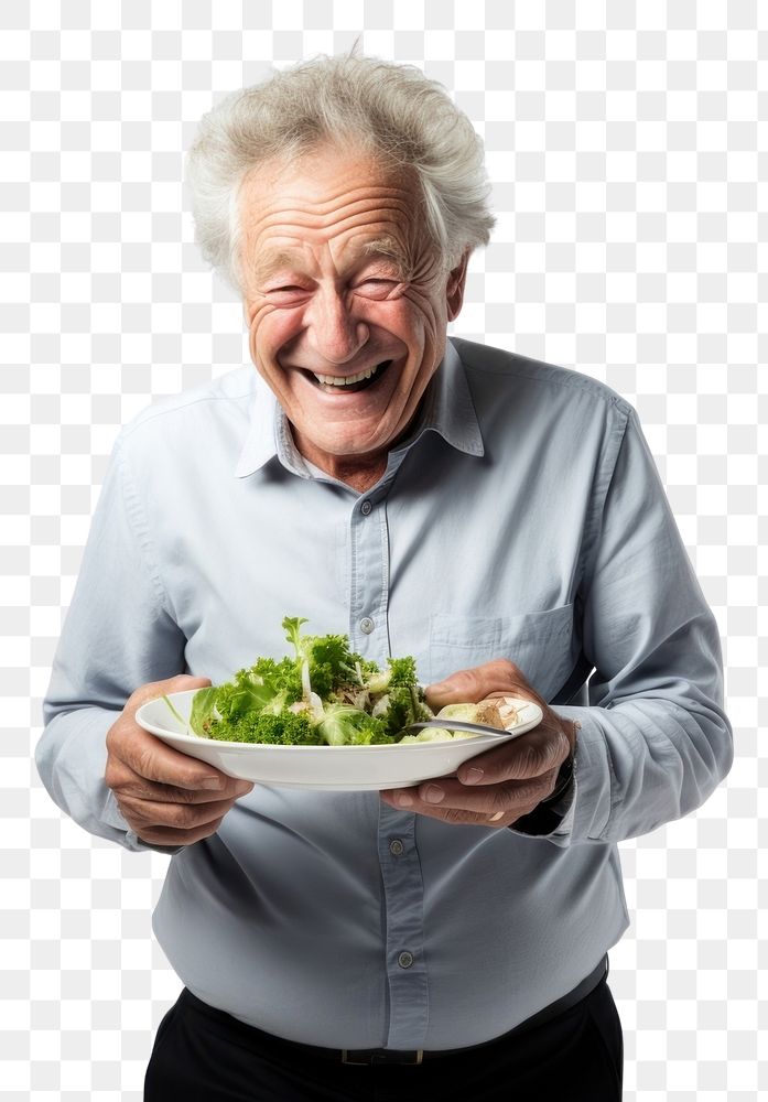 PNG Salad adult food man. | Free PNG - rawpixel