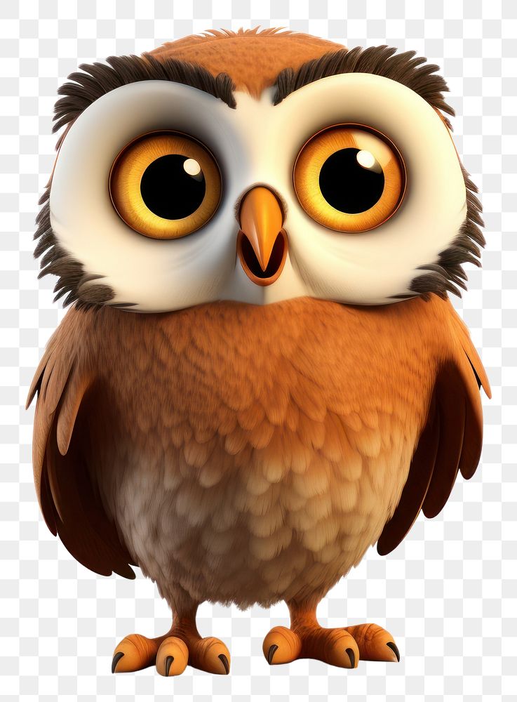 PNG Owl cartoon animal bird. | Premium PNG - rawpixel