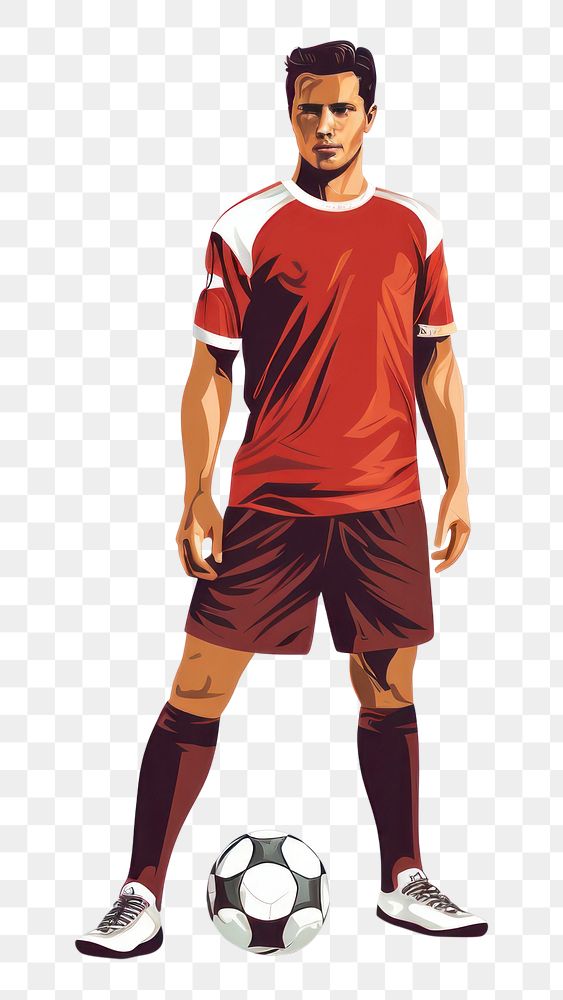 PNG Football standing sports player. | Free PNG - rawpixel