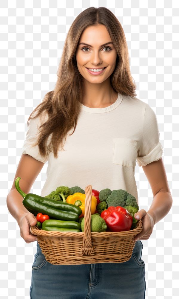 PNG Vegetable basket adult plant. | Premium PNG - rawpixel