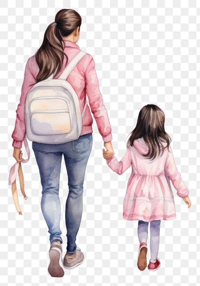 Little Girl Backpack Photo PNG Images | Free Photos, PNG Stickers ...
