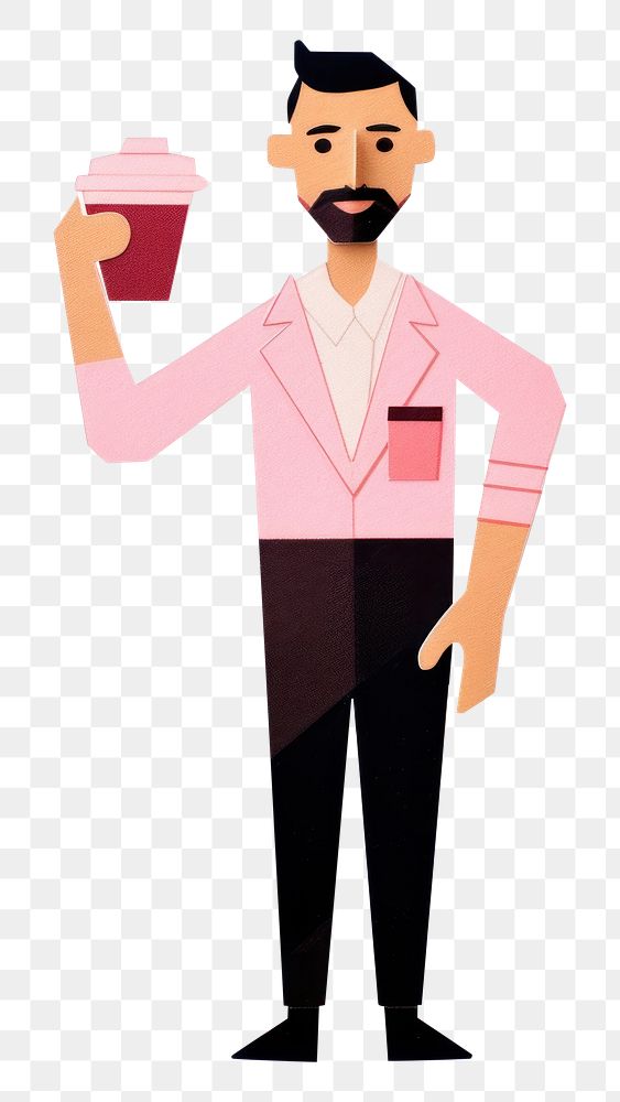 PNG Barista adult white background | Free PNG - rawpixel