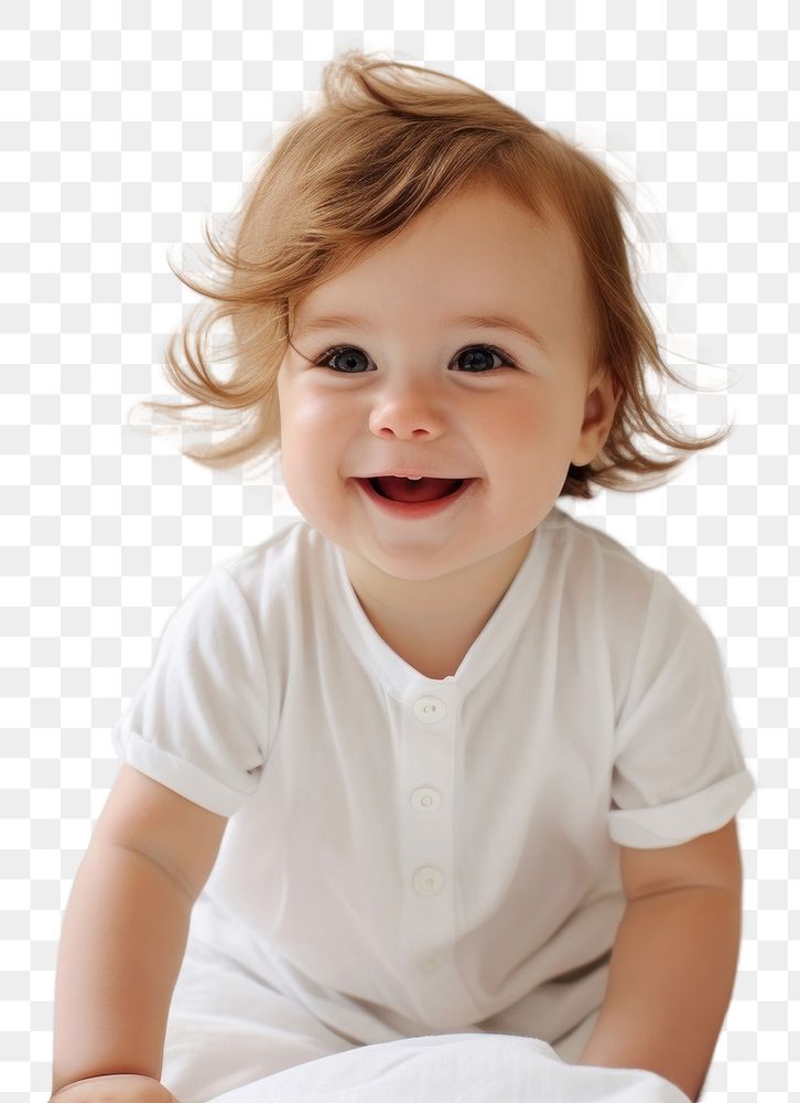 PNG Baby cheerful portrait bedroom. | Premium PNG - rawpixel