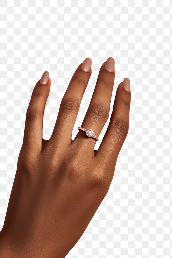 PNG Diamond ring hand jewelry | Premium PNG - rawpixel