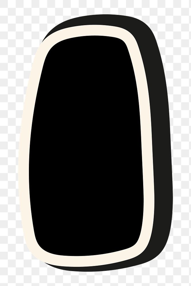 Black rectangle shape png, transparent | Premium PNG - rawpixel