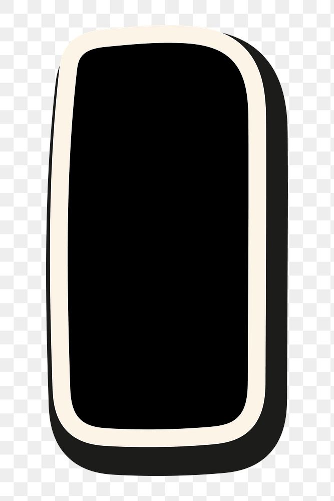 Black rectangle shape png, transparent | Premium PNG - rawpixel