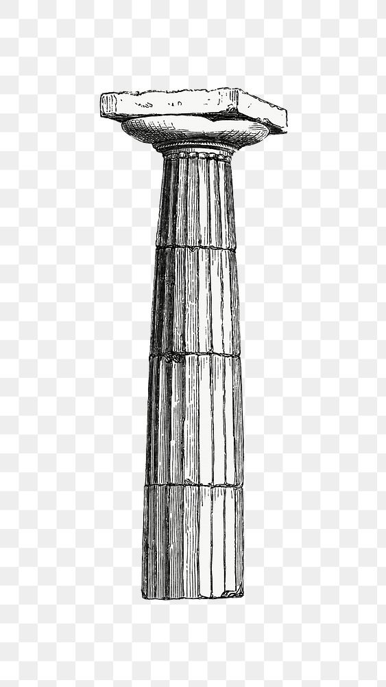 Pillar png ancient illustration, architecture | Premium PNG - rawpixel