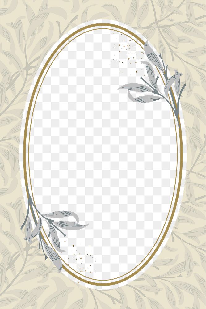 Png vintage oval frame, transparent | Premium PNG - rawpixel