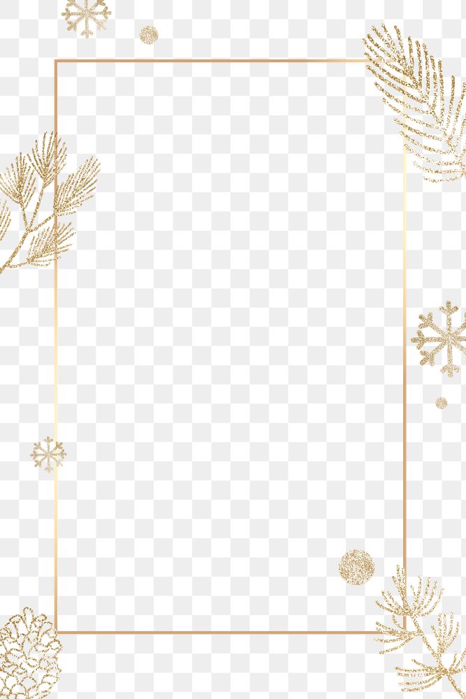 Glittery winter png frame, transparent | Premium PNG - rawpixel