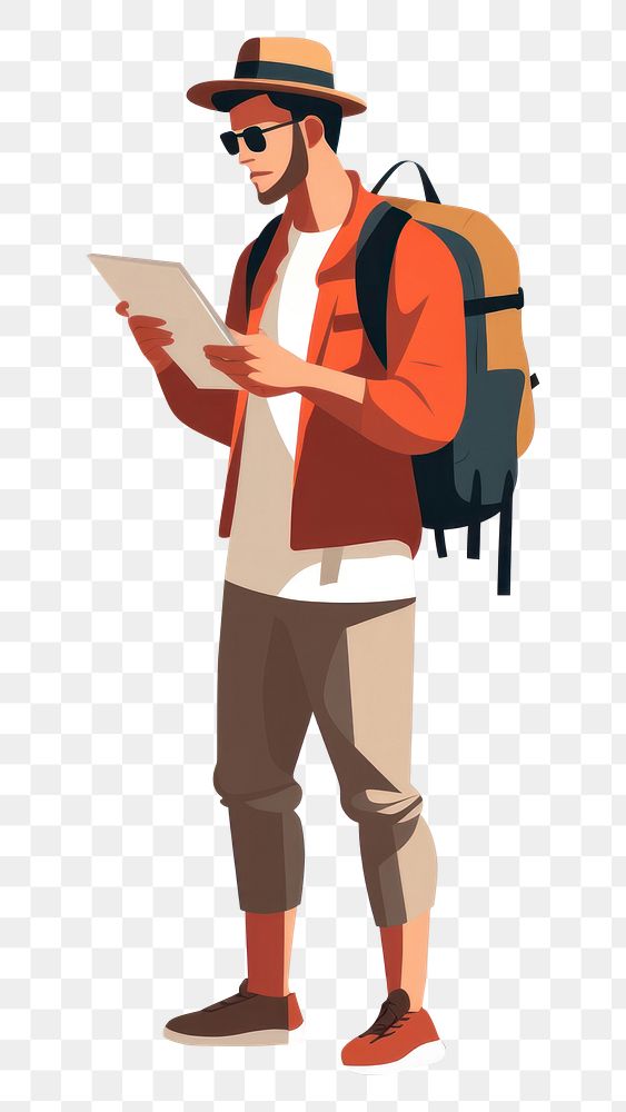 PNG young hipster backpacker adult | Free PNG - rawpixel