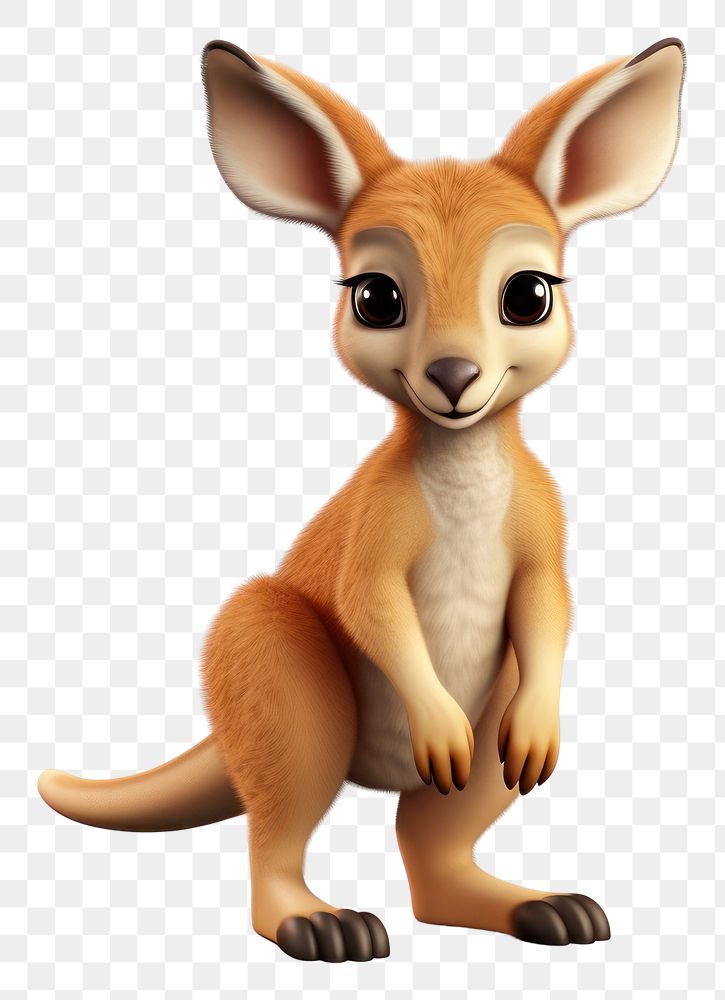 PNG Kangaroo wallaby cartoon mammal. | Premium PNG - rawpixel
