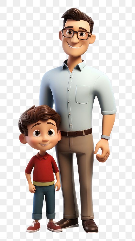 PNG Father cartoon adult cute. | Premium PNG - rawpixel