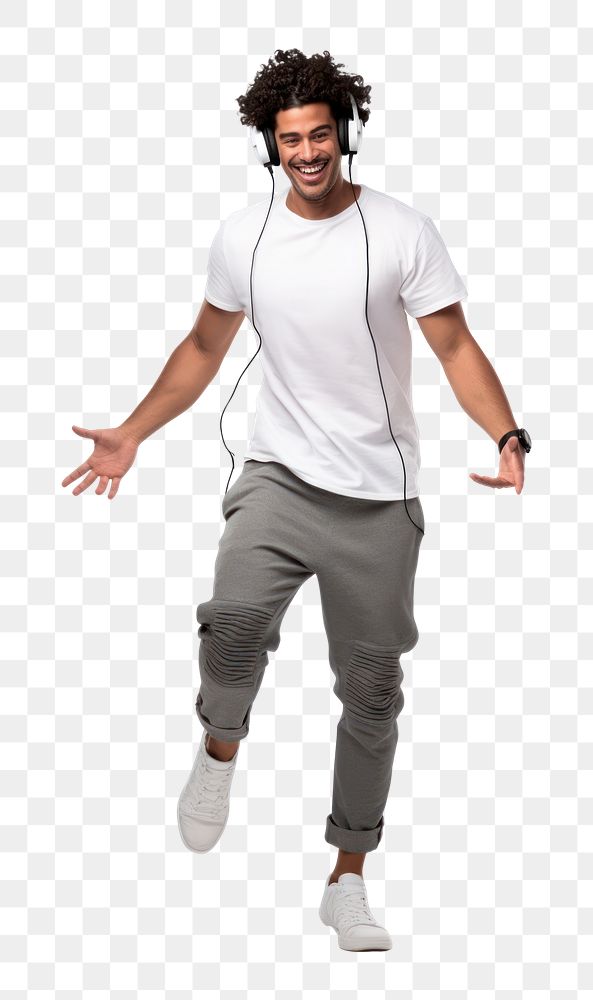 PNG Male DJ headphones smiling | Premium PNG - rawpixel