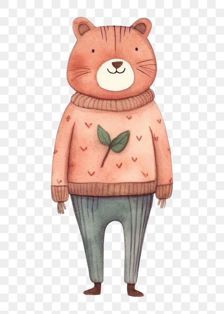 PNG Animal family cartoon mammal | Free PNG - rawpixel