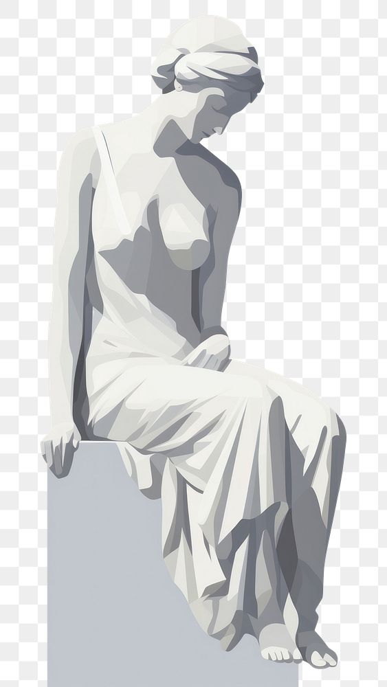 PNG Greek sculpture drawing statue | Premium PNG - rawpixel