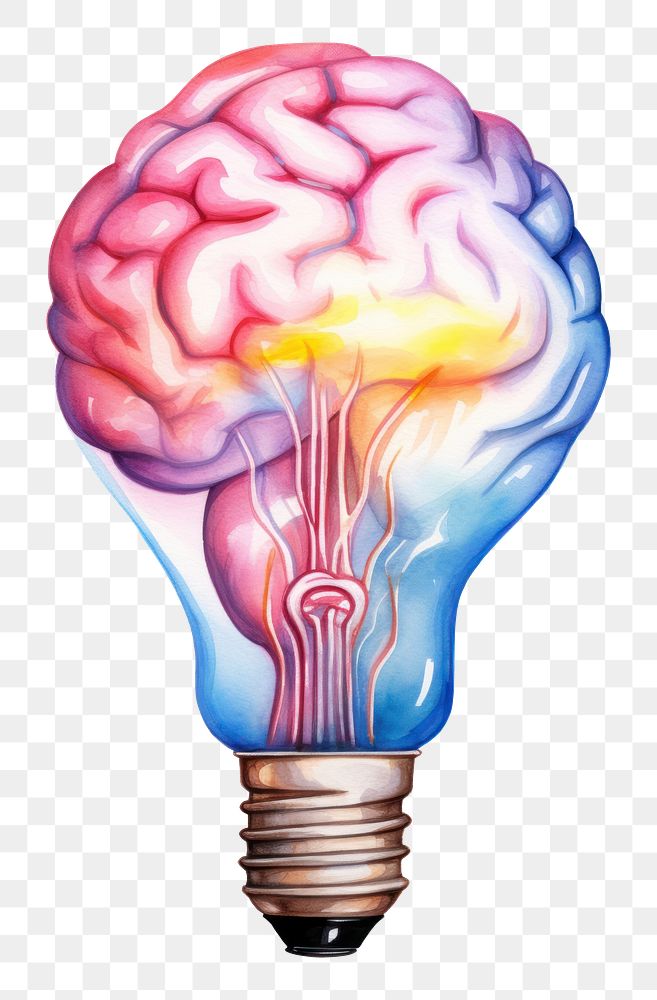 PNG Light bulb brain lightbulb | Premium PNG - rawpixel