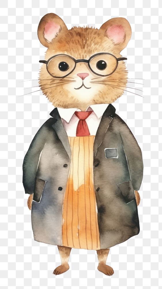 PNG Mouse teacher cartoon animal | Free PNG - rawpixel