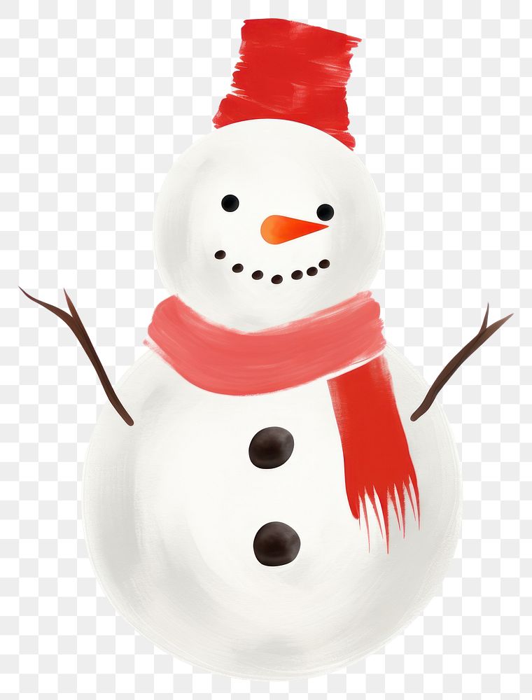 PNG Snowman drawing winter white. | Premium PNG - rawpixel